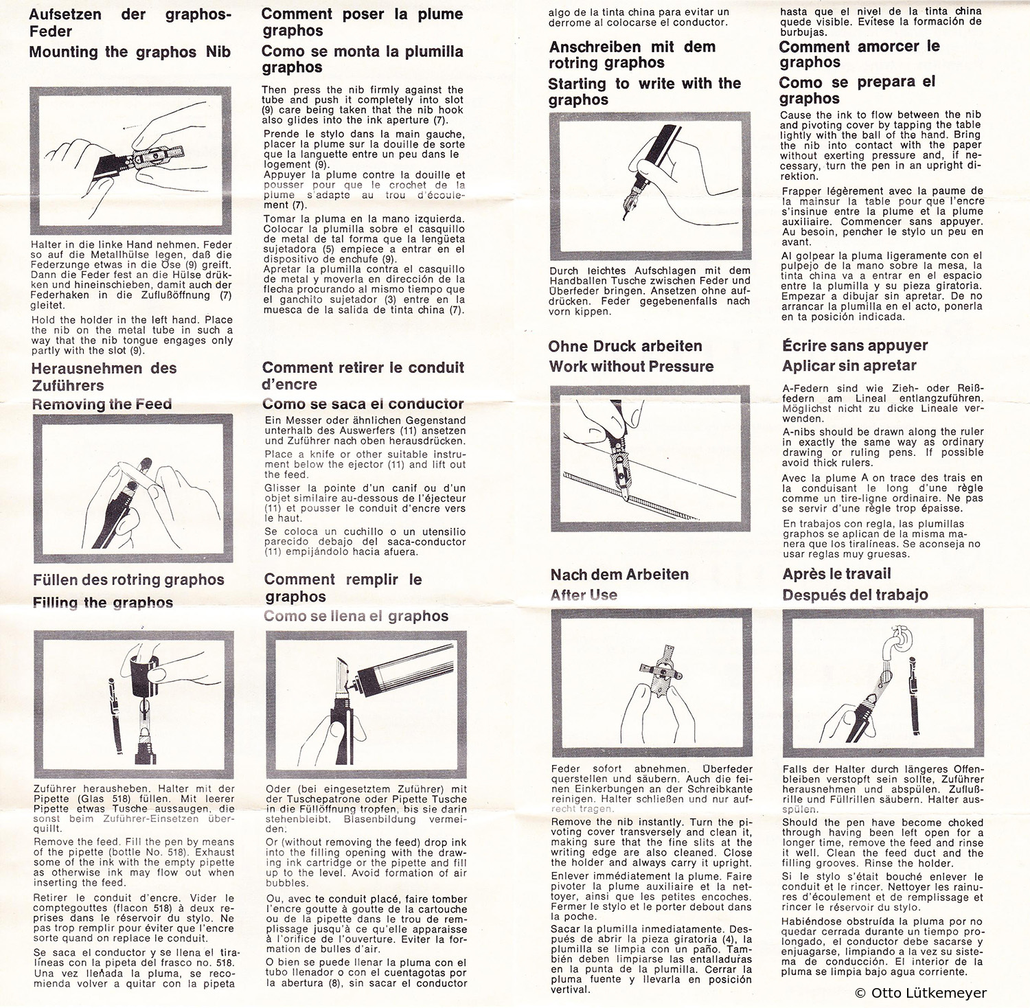 Pelikan Tuschefüller E-Technik G2 Graphos Technos